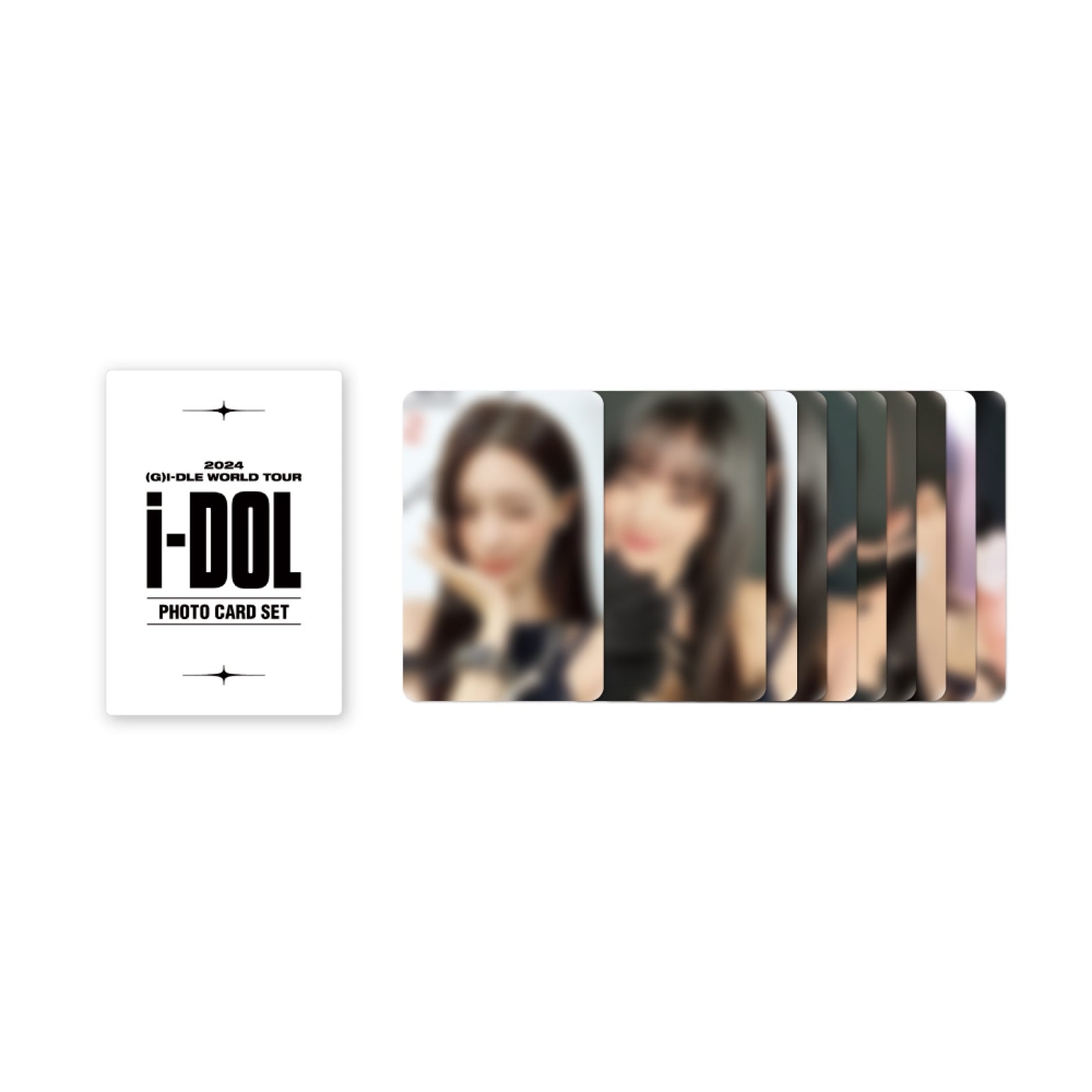 (G)I-DLE WORLD TOUR PHOTOCARD SET – IPDEOK MERCH ENTERPRISE (003579791-A)